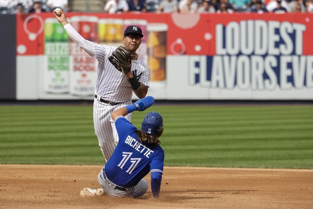 AL East-leading Yankees avoid series sweep, beat Toronto 4-2 – Winnipeg ...