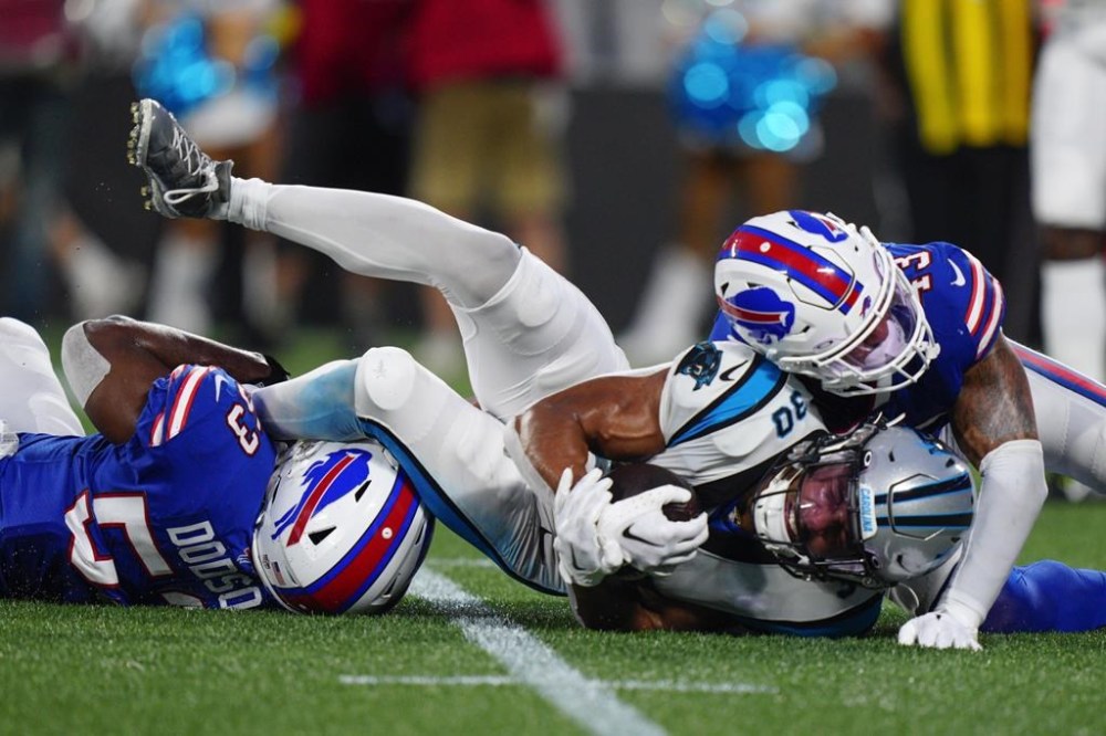 Mayfield throws 2 TD passes as Panthers defeat Bills 21-0 – Winnipeg ...