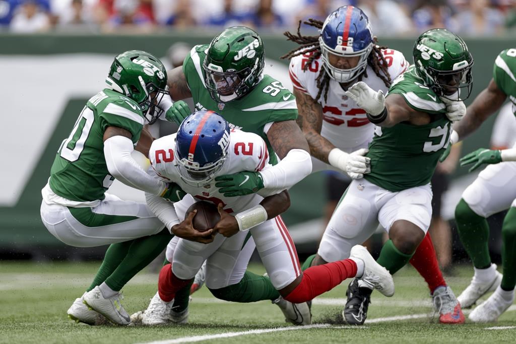Giants backup QB Taylor hurt against Jets in preseason game – Winnipeg ...