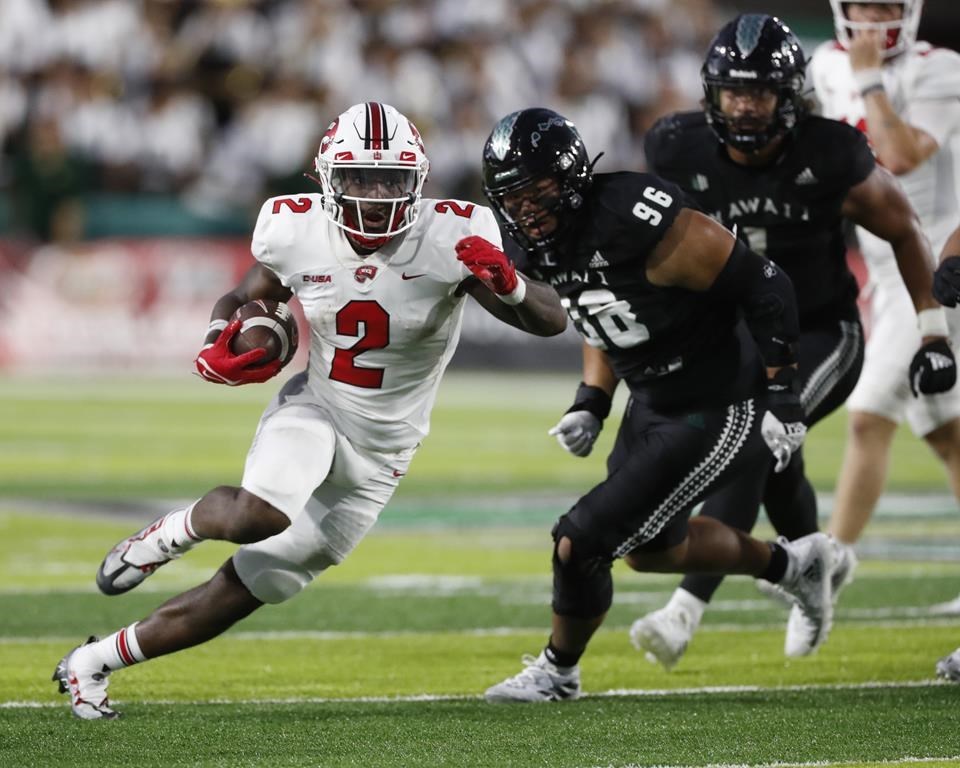 Reed propels Western Kentucky to 49-17 rout of Hawaii – Winnipeg Free Press