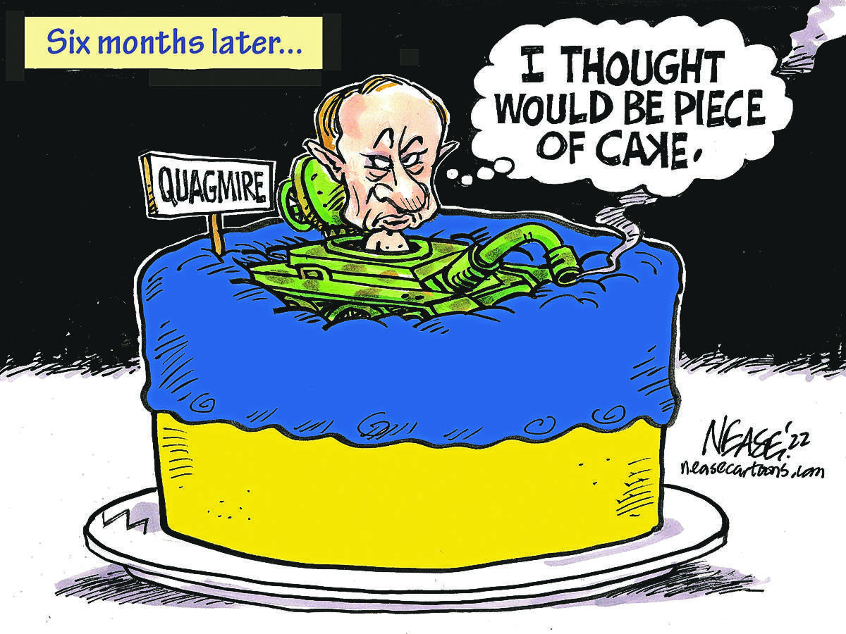 Editorial cartoon for Aug. 25, 2022 – Winnipeg Free Press