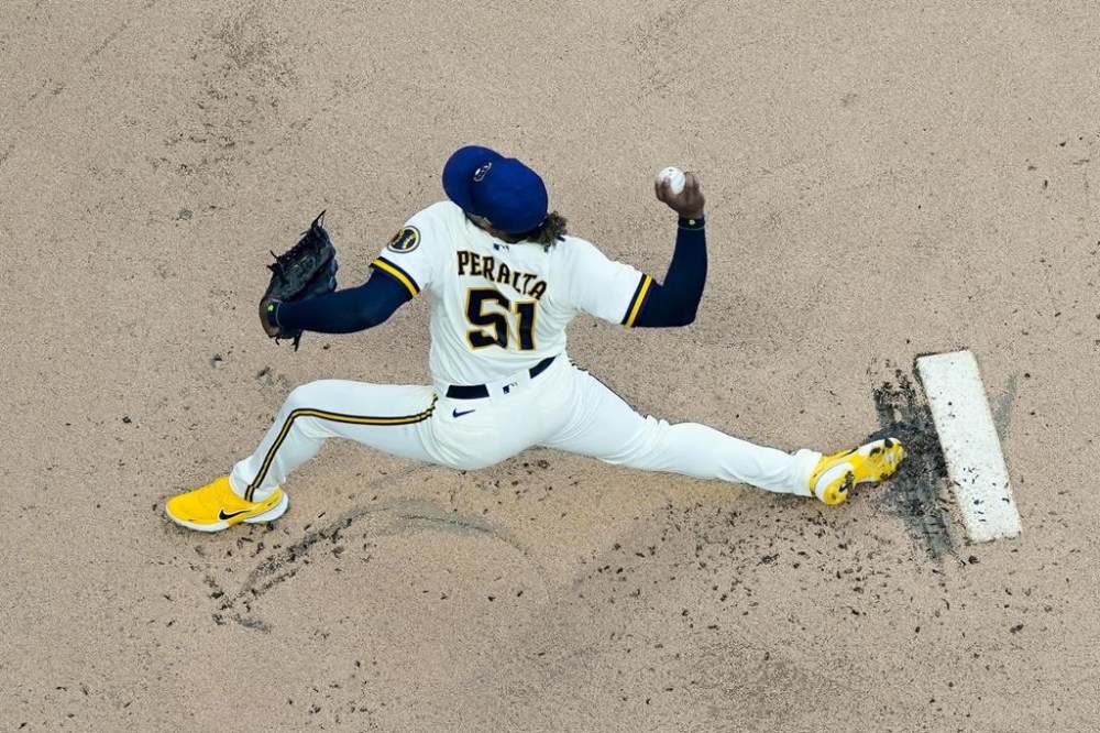 Brewers place right-hander Freddy Peralta on 15-day IL – Winnipeg Free ...
