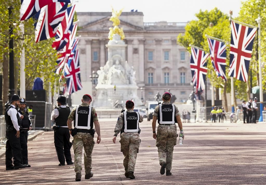 Security high in London as world leaders begin arriving for queen’s ...