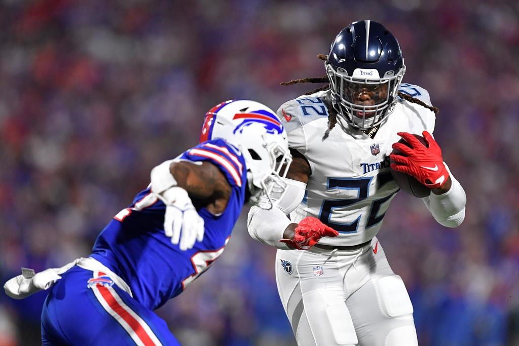Diggs scores 3 TDs for Bills in 41-7 rout of Titans – Winnipeg Free Press