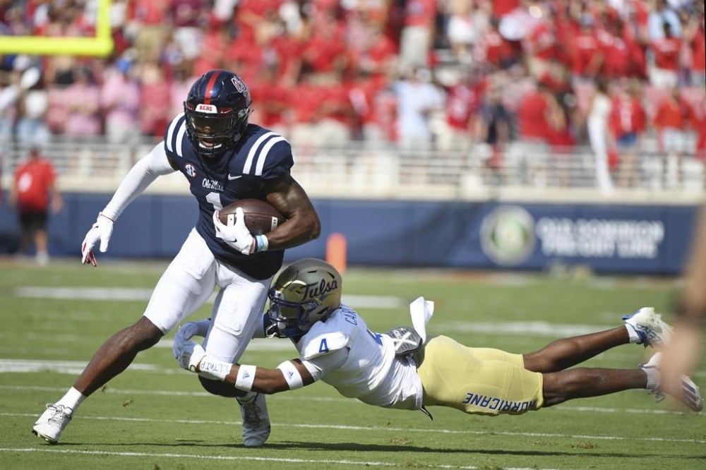 Dart, Judkins help No. 16 Mississippi beat Tulsa 35-27 – Winnipeg Free ...