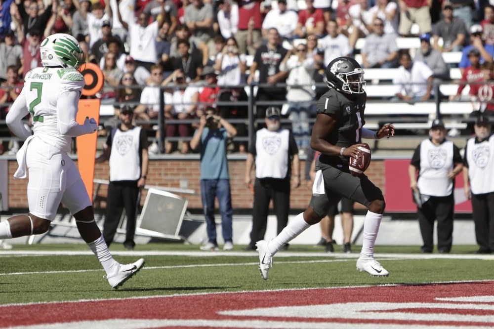 Nix leads No. 15 Oregon over Washington State 44-41 – Winnipeg Free Press