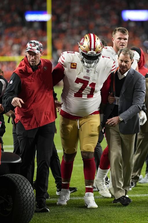 49ers LT McKivitz undaunted by replacing Williams – Winnipeg Free Press