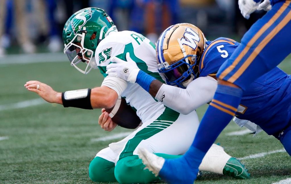 Blue Bombers look to bounce back against visiting Roughriders – Winnipeg Free Press