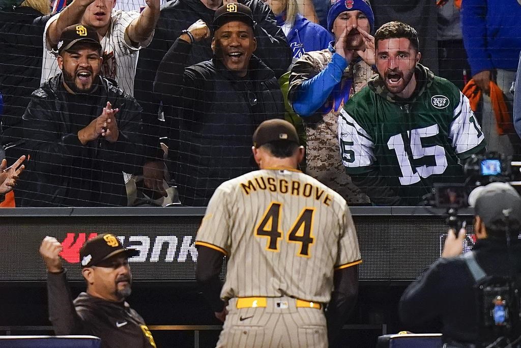 Umps check Padres pitcher Musgrove’s ears for sticky stuff – Winnipeg ...