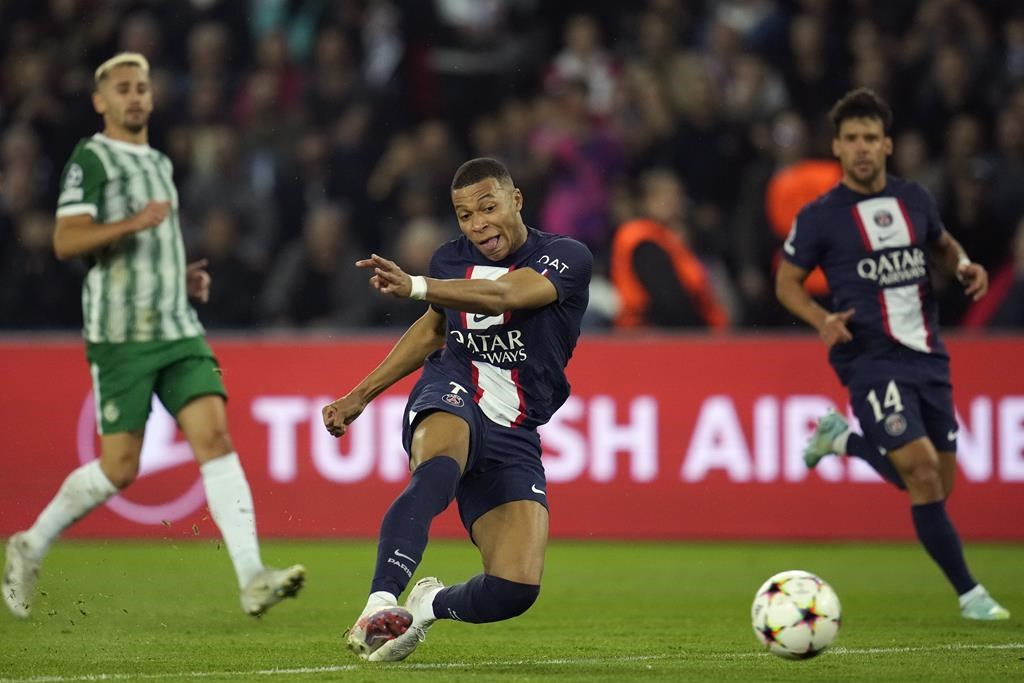 MNM trio fires PSG into CL knockout stage with 7-2 win – Winnipeg Free ...