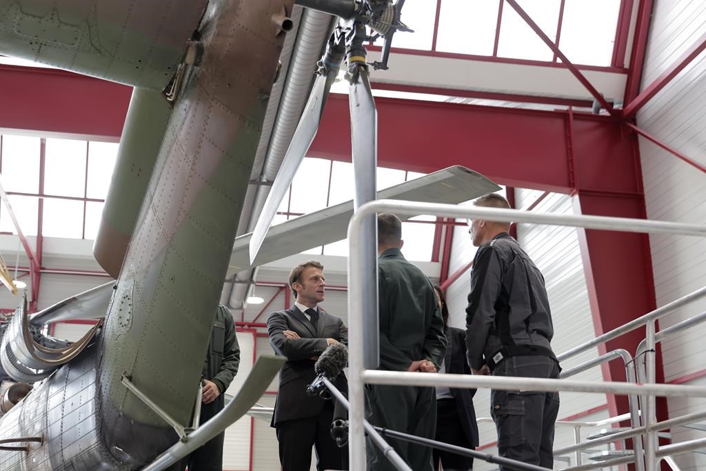 France’s Macron visits military sites, touts arms production – Winnipeg ...