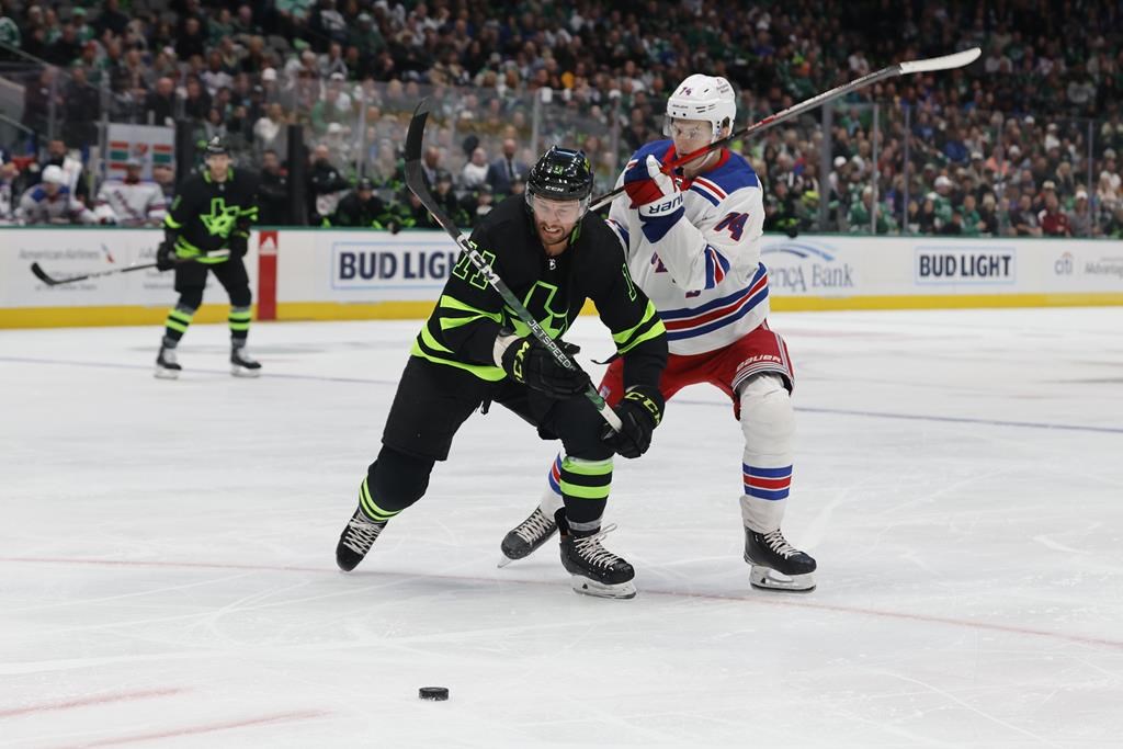 Rangers score 3 in 3rd as Stars lose Oettinger in 6-3 defeat – Winnipeg ...