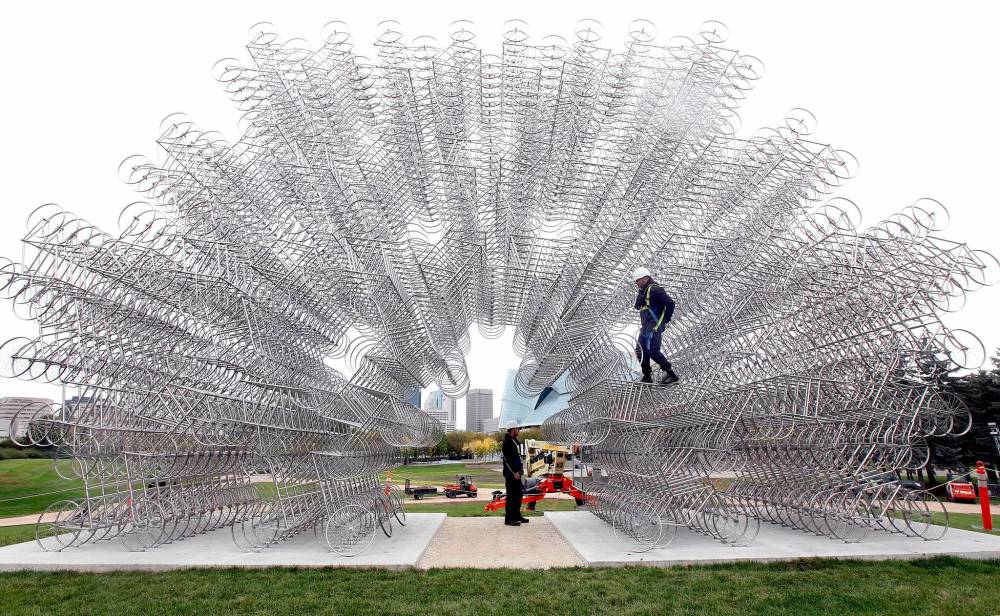Forever Bicycles sculpture rolls on after 3 years at Forks – Winnipeg ...