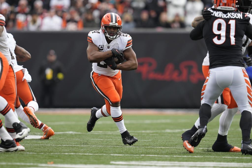 Garrett, Chubb out as Browns prepare for Saints, snow – Winnipeg Free Press
