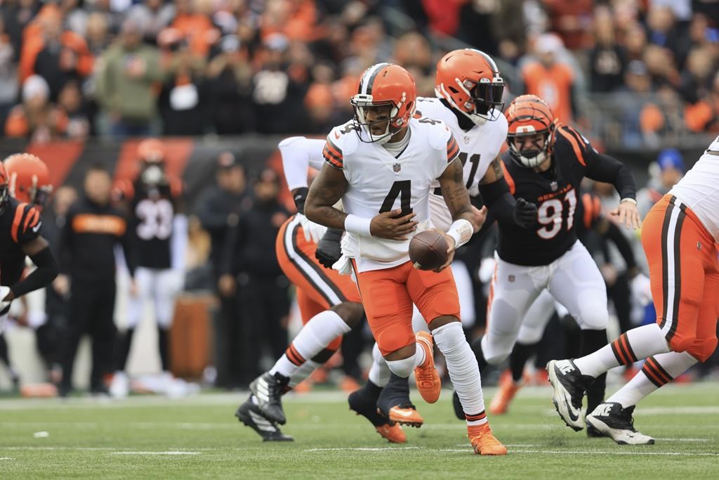 Browns QB Watson on his comeback: ‘I have a long way to go’ – Winnipeg ...
