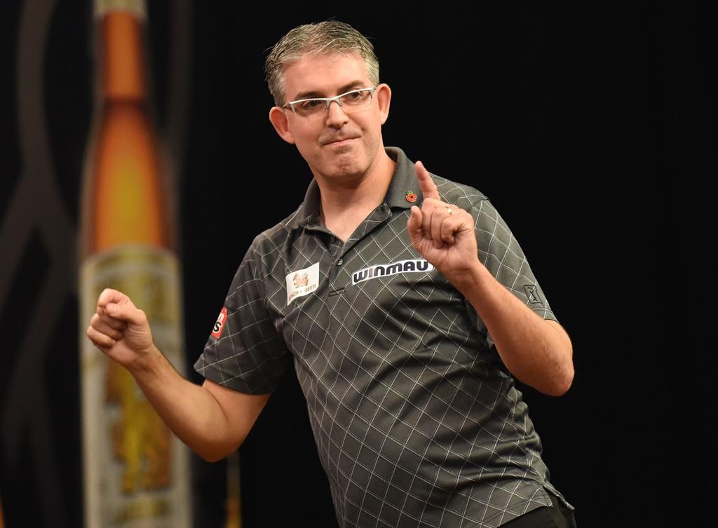 Two Canadians exit in first round of world darts championship in London ...