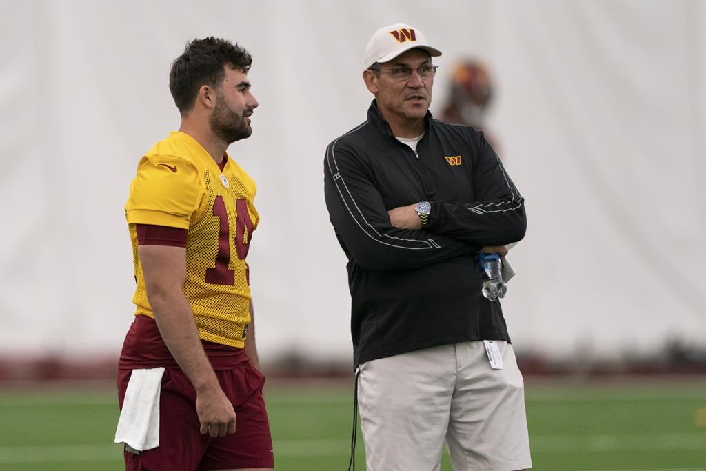 Commanders to start rookie Sam Howell at QB vs. Cowboys – Winnipeg Free ...