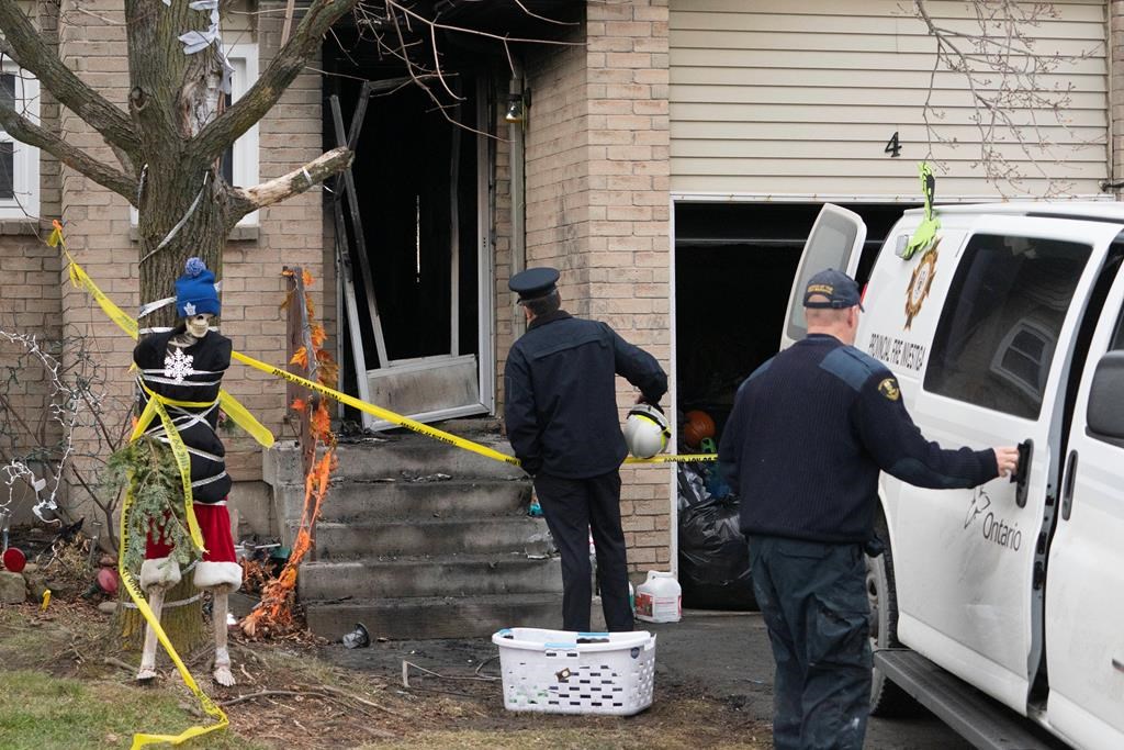 Two children and mother who died in Hamilton house fire identified by ...