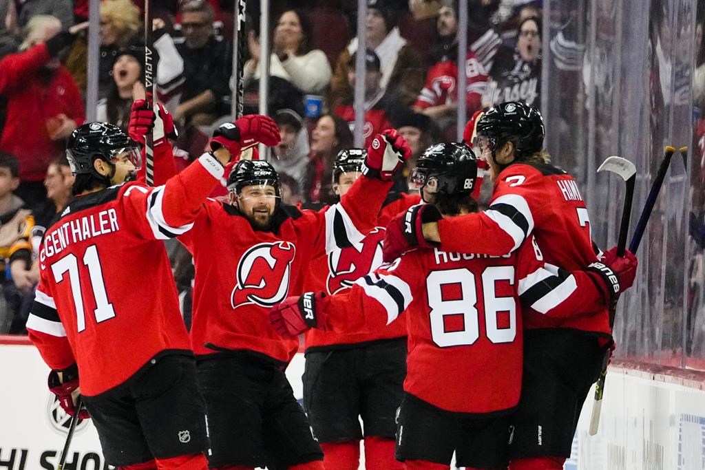 Hamilton scores in OT to give Devils 2-1 win over Penguins – Winnipeg ...