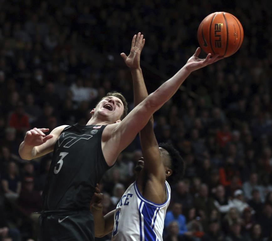 Virginia Tech beats Duke 78-75, snaps 7-game slide – Winnipeg Free Press