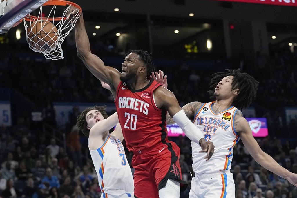 Gilgeous-Alexander scores 42 as Thunder blow out Rockets – Winnipeg ...