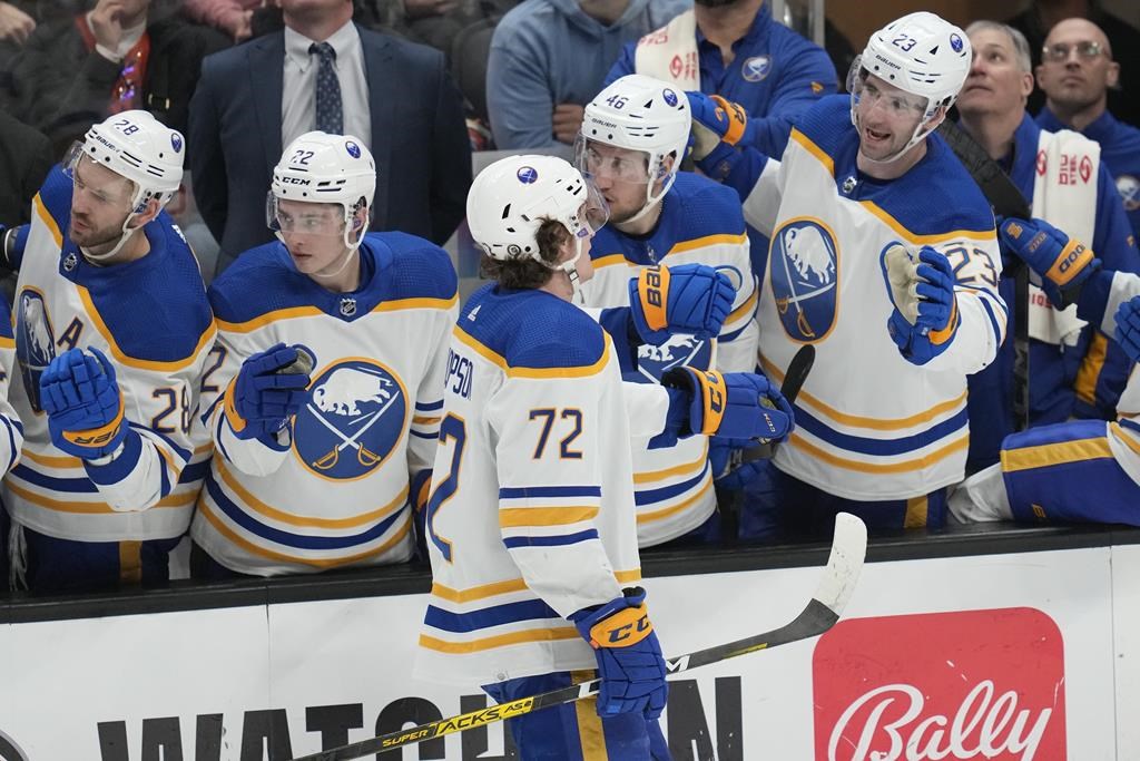 Thompson, Sabres snap four-game skid with 7-3 win over Ducks – Winnipeg ...