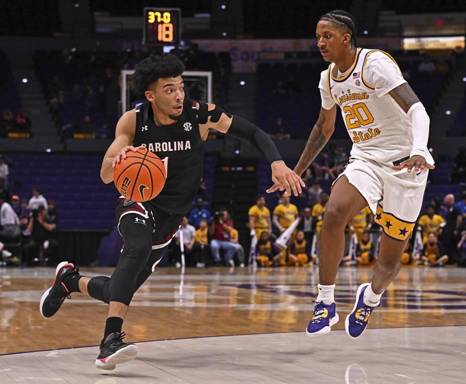 South Carolina leads wire-to-wire to beat LSU, 82-73 – Winnipeg Free Press