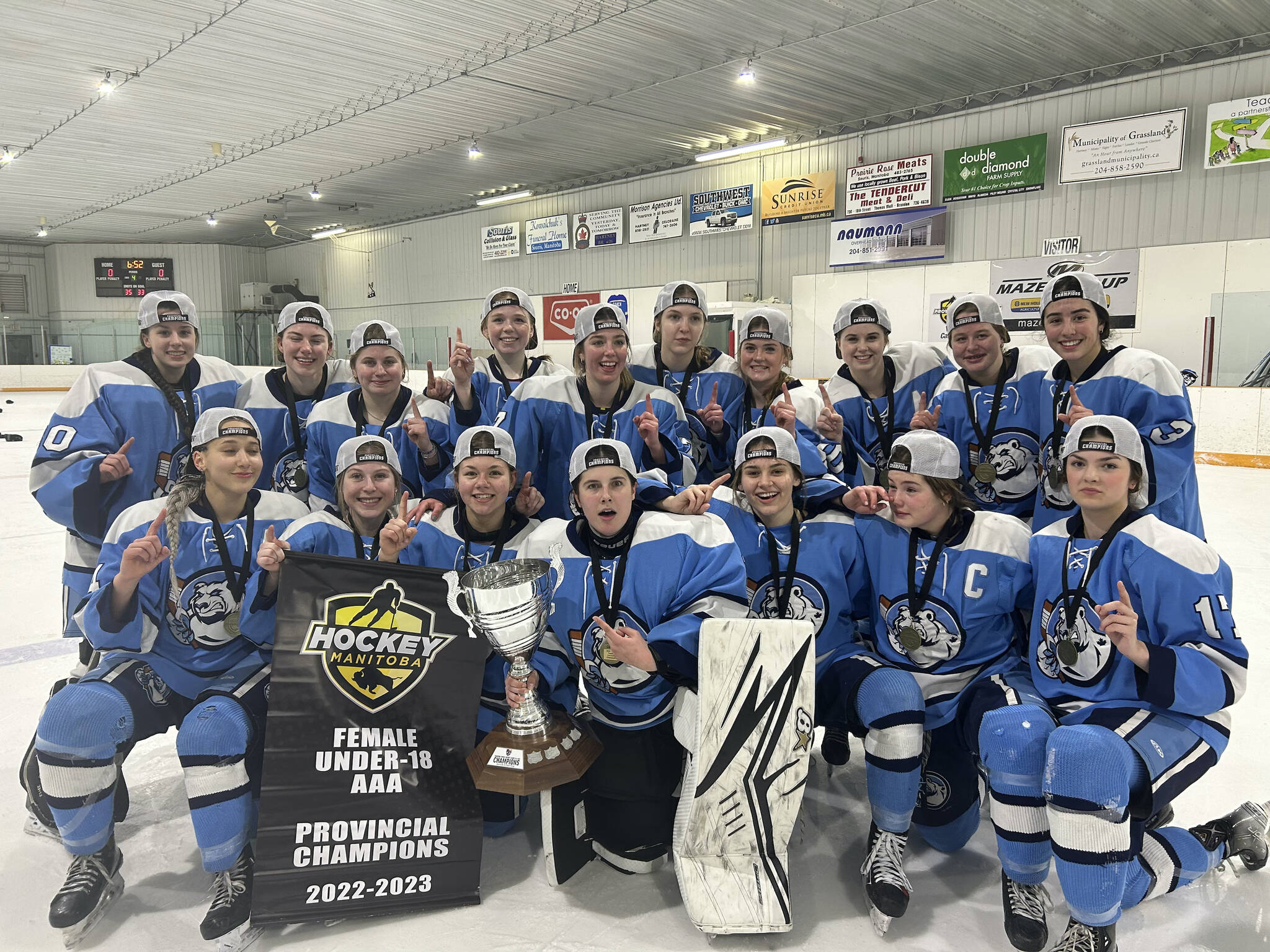 Ice clinch Manitoba Female U18 championship in OT thriller – Winnipeg ...
