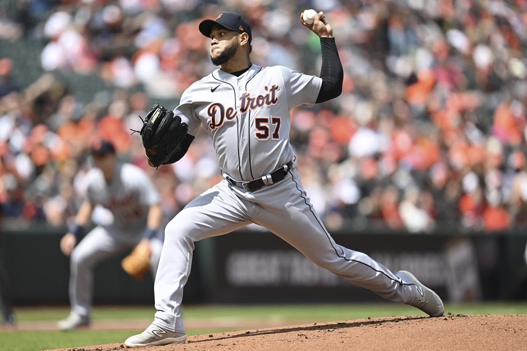 Detroit’s Rodriguez has perfect game broken up in 7th – Winnipeg Free Press