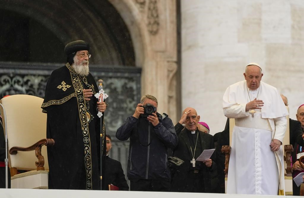 Catholic, Coptic Orthodox popes offer joint Vatican blessing – Winnipeg ...