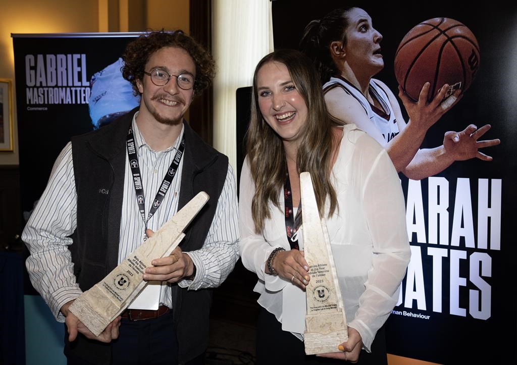 Gabe Mastromatteo, Sarah Gates named top athletes in Canadian ...
