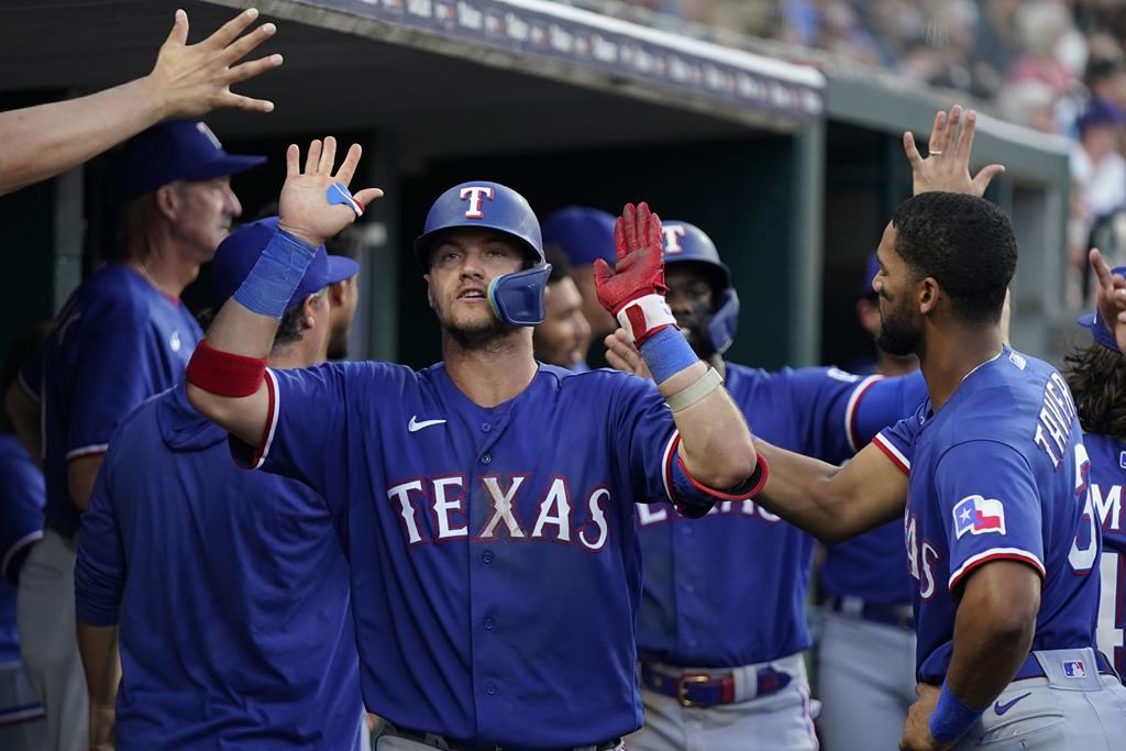 Grant Anderson wins in relief in MLB debut, Rangers beat Tigers 10-6 ...