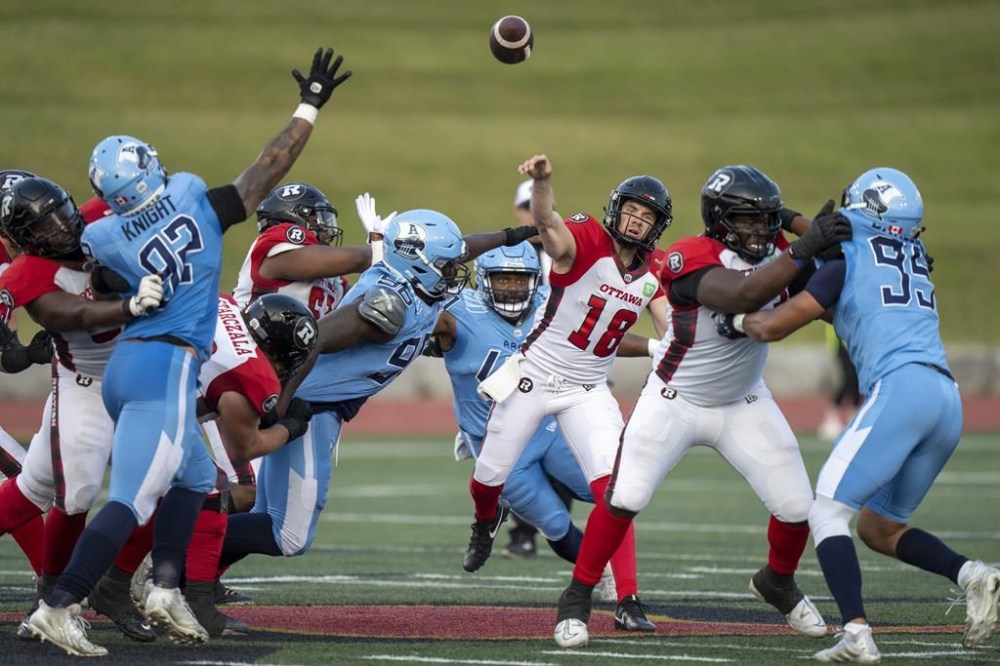 Quarterbacks Adams, Crum lead Redblacks to 34-23 exhibition win over ...