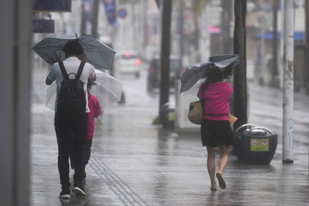 Tropical Storm Mawar intensifies rains for Japan, threatens floods and ...