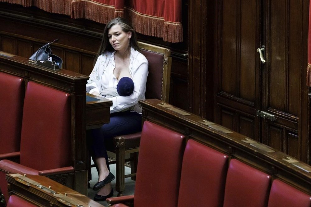 Italian lawmaker who fought to allow nursing one’s baby during working ...