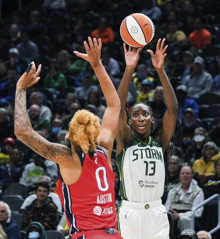 Sykes, Austin lead Mystics to 73-66 victory over Storm – Winnipeg Free ...