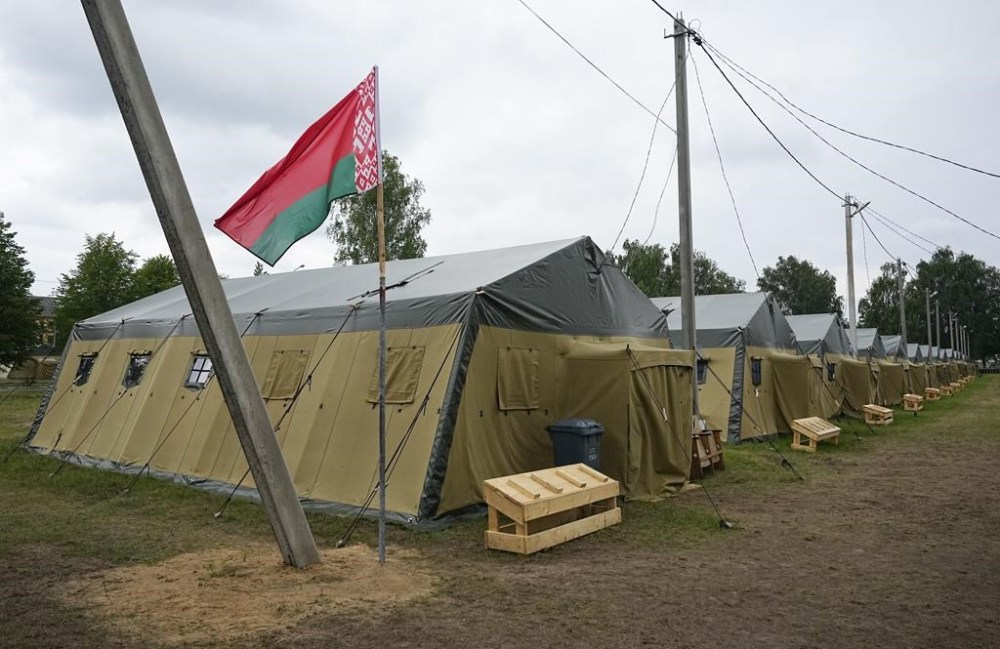 Belarus shows off a military camp to host Russia’s Wagner mercenaries ...