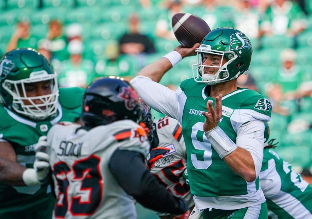 Roughriders’ Jake Dolegala ready for start under centre against Lions – Winnipeg Free Press