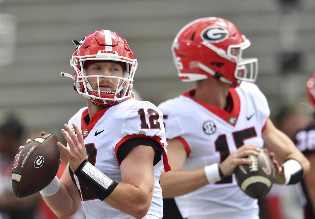 Smart names Beck the starting quarterback as No. 1 Georgia seeks 3rd ...