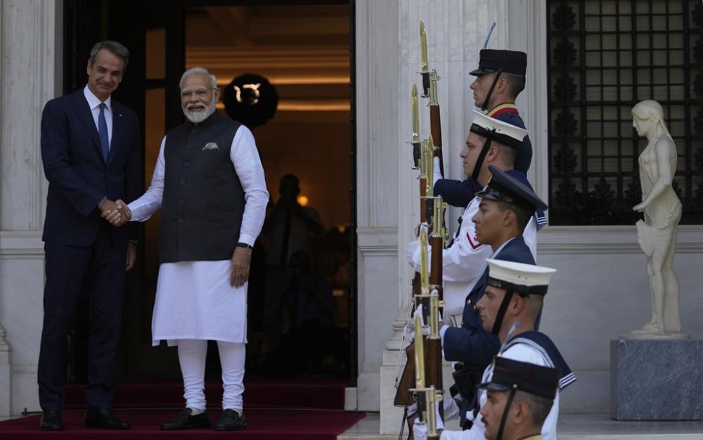India’s Modi visits Greece, the first visit to the country by an Indian ...