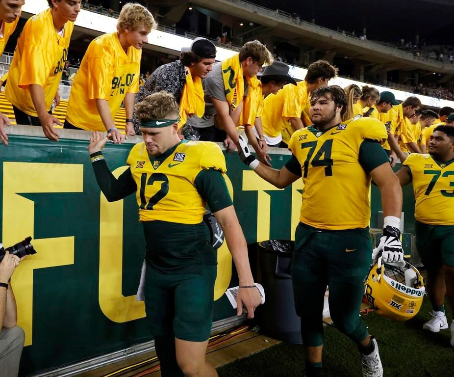 Baylor QB Blake Shapen out 2-3 weeks with MCL injury. A transfer QB ...