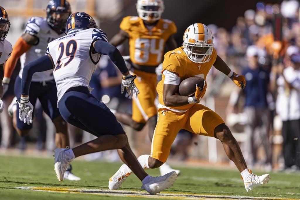 Milton leads No. 23 Tennessee in 45-14 win over UTSA – Winnipeg Free Press