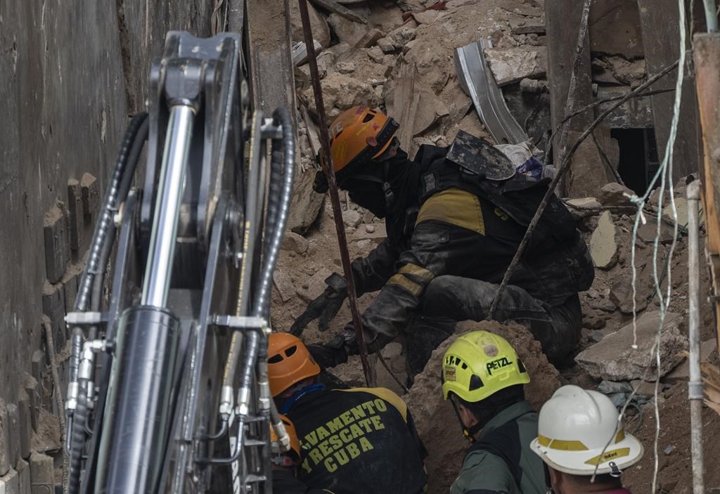 The collapse of a building in Havana has left 3 people dead and at ...