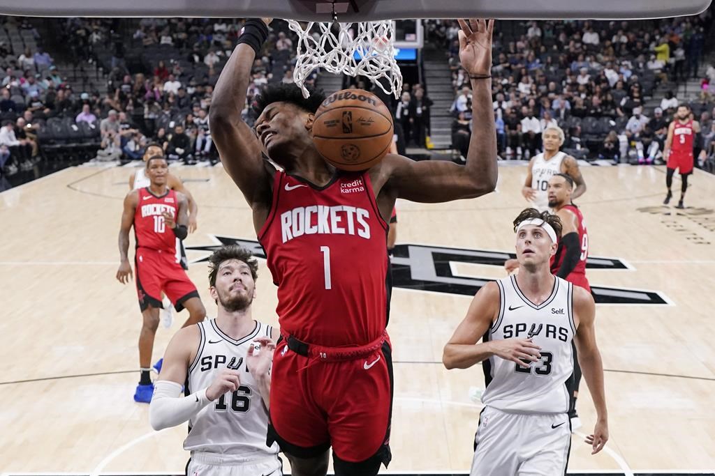 Rockets rally to top Spurs, who sat Wembanyama – Winnipeg Free Press