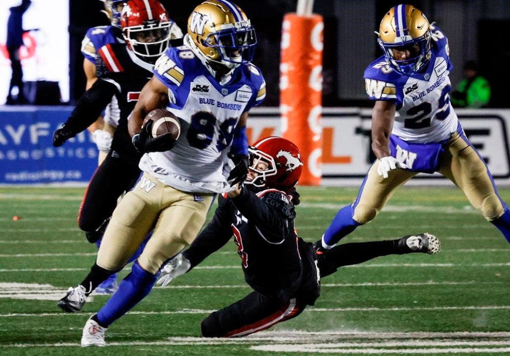 Quarterback Dru Brown leads Blue Bombers to 36-13 win over Stampeders ...