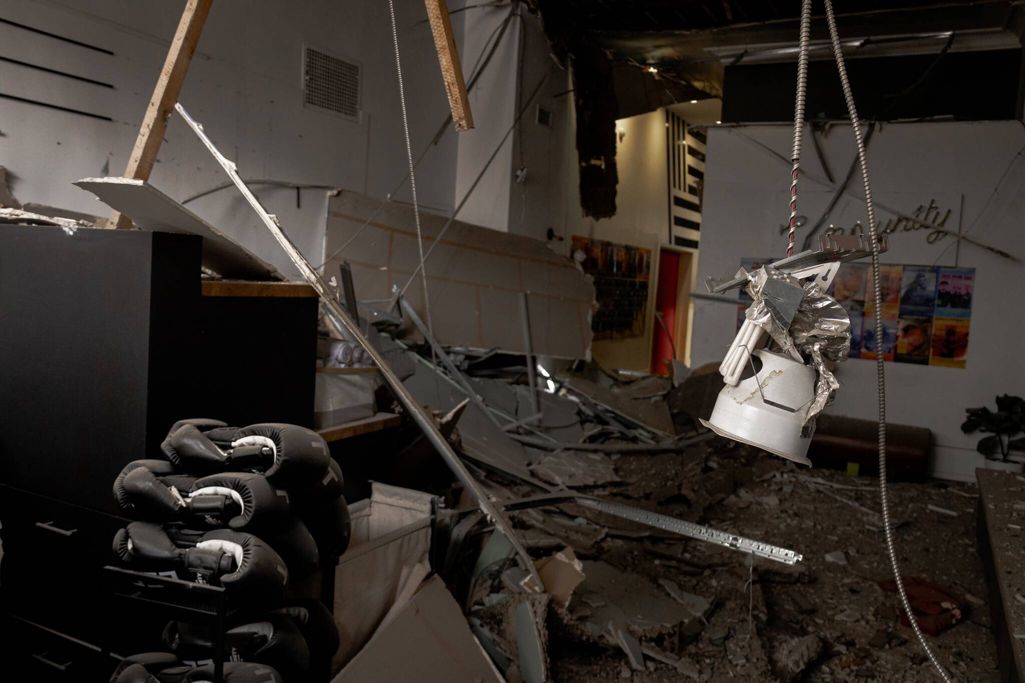 Gym receives thousands in donations following ceiling collapse ...