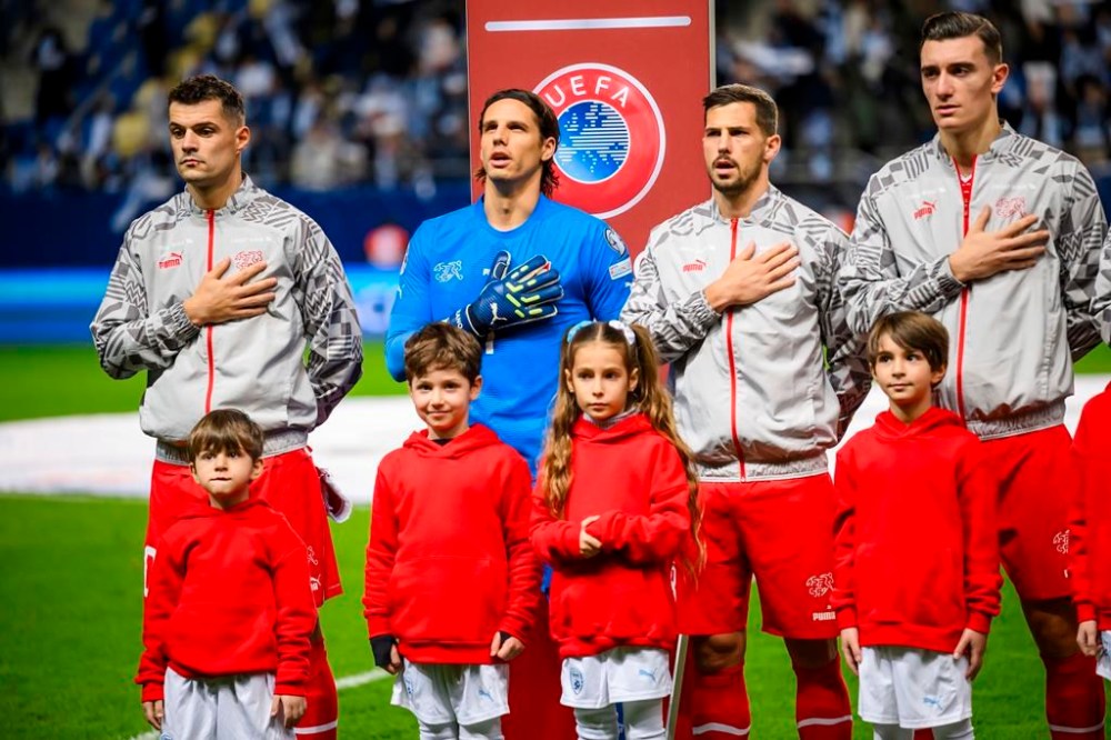 Granit Xhaka sets Switzerland record with 119th national team game in ...