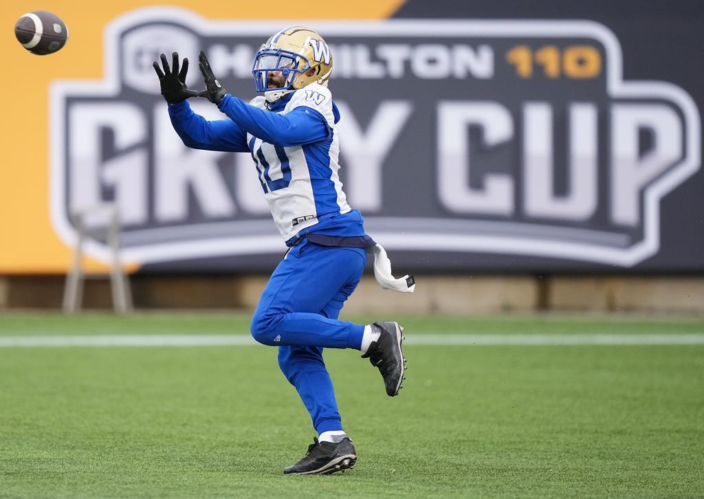 Receivers Nic Demski and Rasheed Bailey practice with Winnipeg Blue Bombers – Winnipeg Free Press