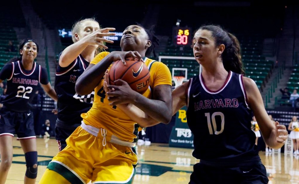 Blackwell leads balanced attack, No. 21 Baylor women beat Harvard 81-71 ...