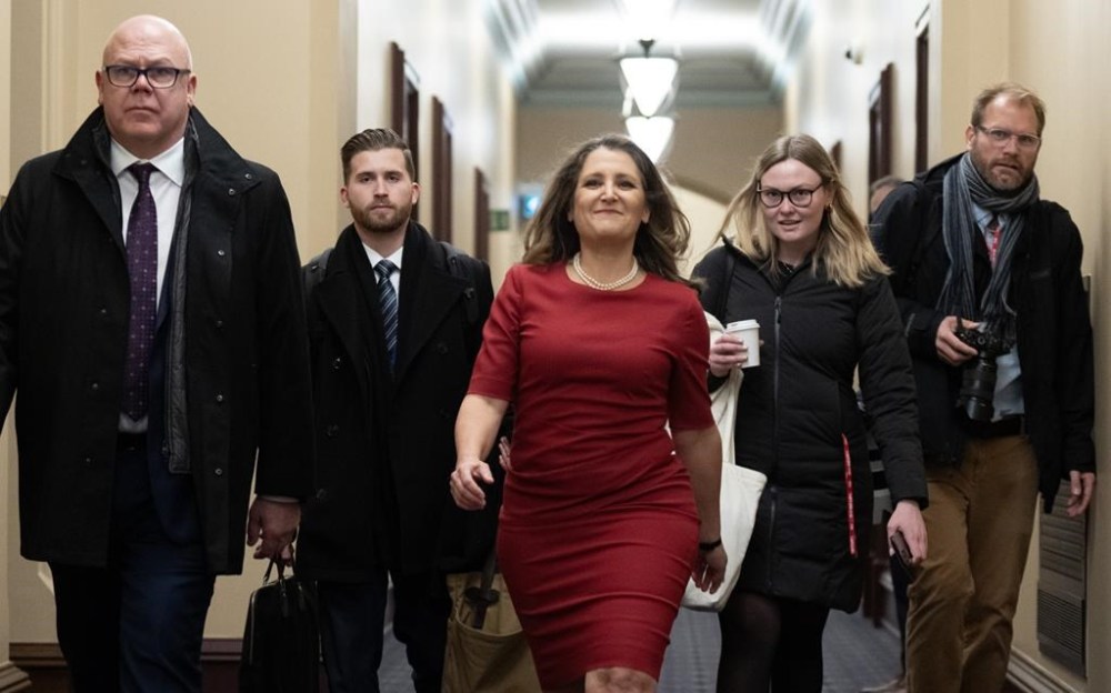 Freeland’s fiscal update pledges new guardrails to keep deficits in ...